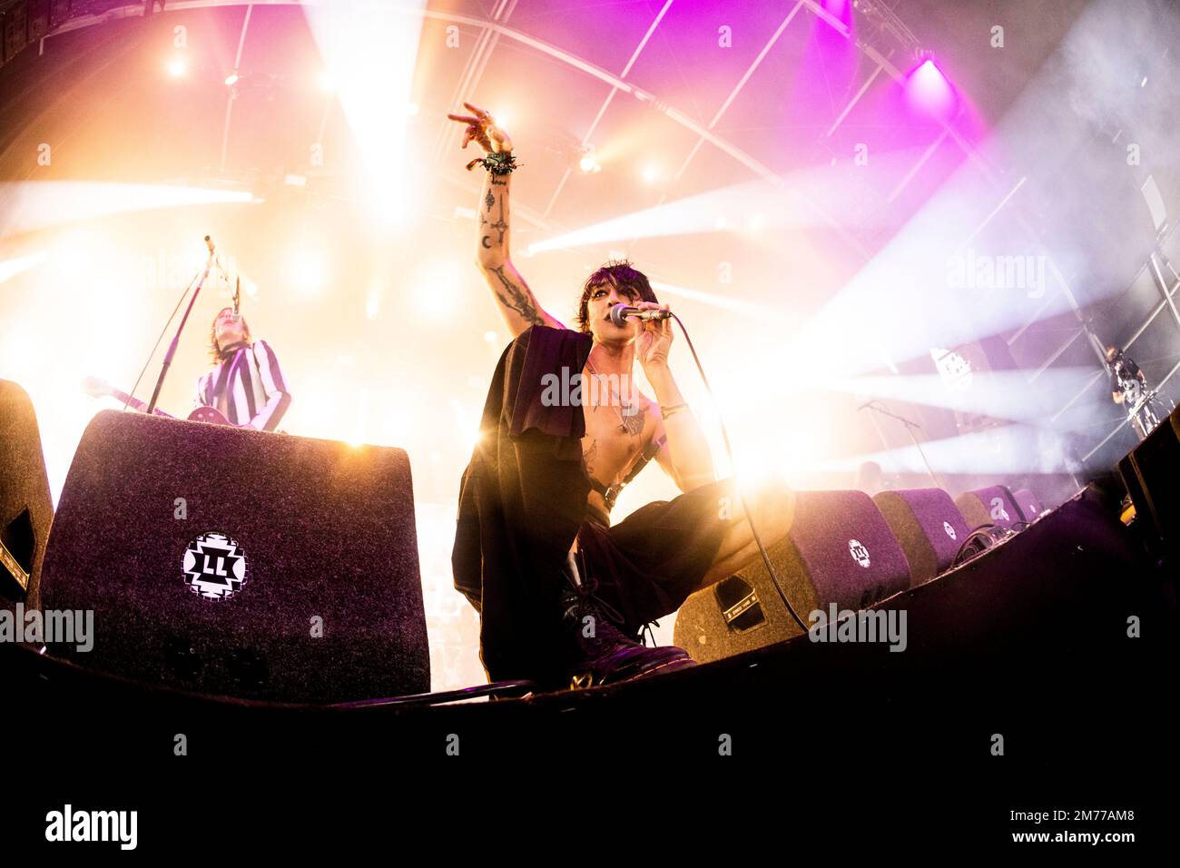 Biddinghuizen, Netherlands 21 august 2022 Palaye Royale live at ...