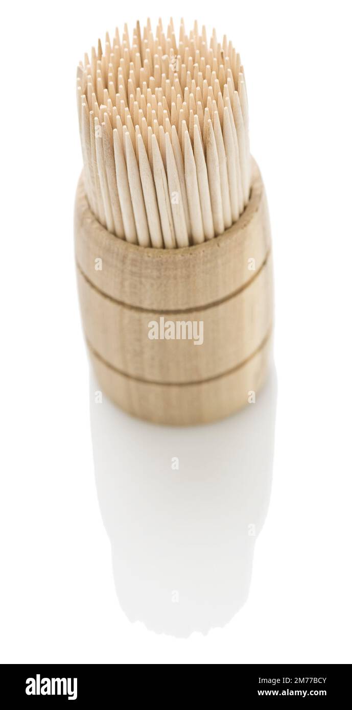 one barrel of toothpicks isolated Stock Photo - Alamy