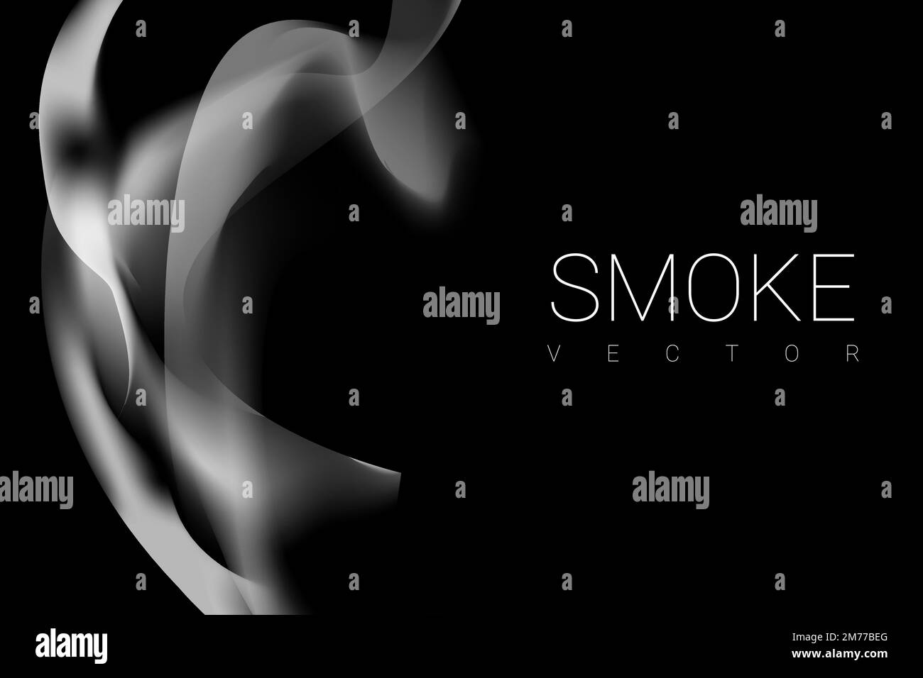 Gray smoke abstract background vector Stock Vector Image & Art - Alamy