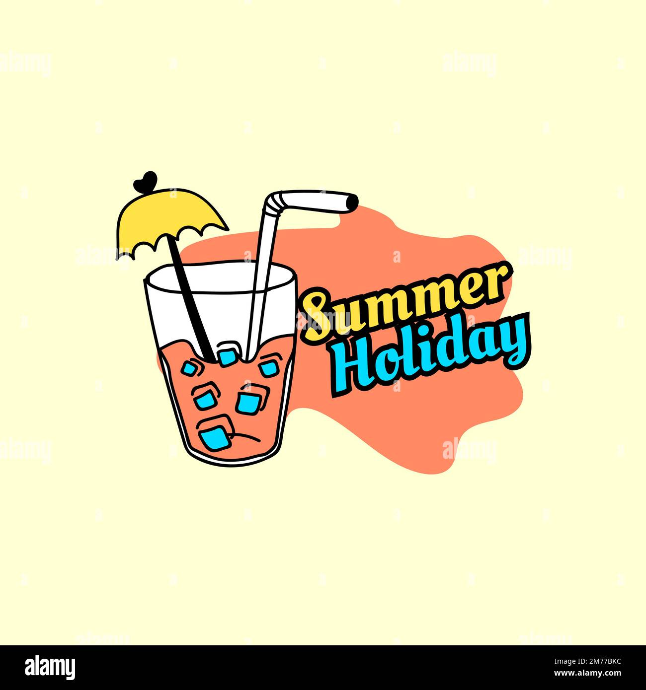 Summer time holiday badge Stock Vector Images - Alamy