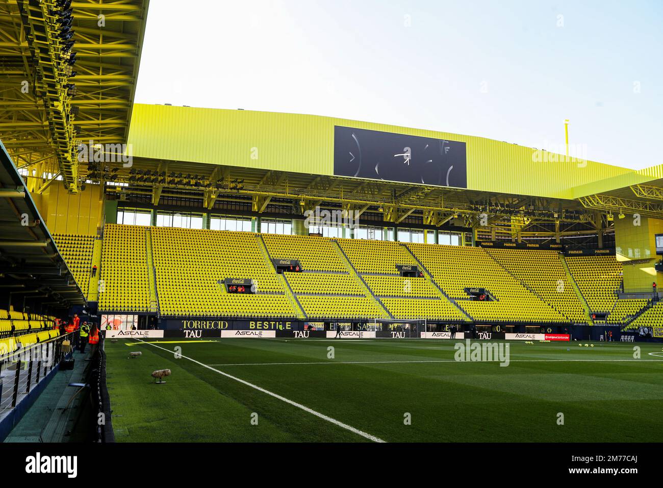 General view during the Spanish championship La Liga football match ...