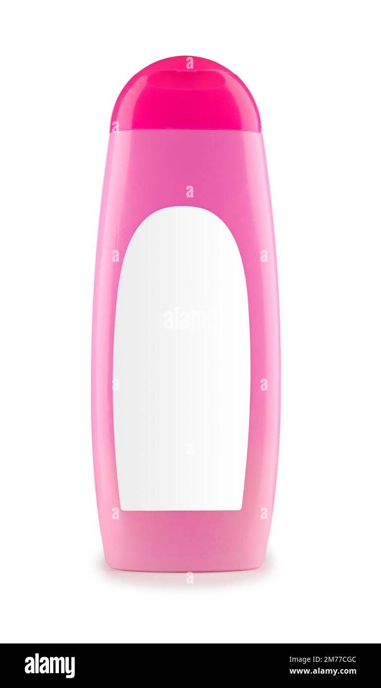 pink plastic bottle isolated Stock Photo - Alamy