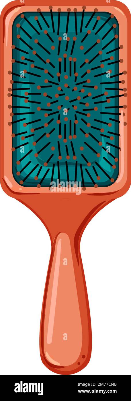 beauty hair brush cartoon vector illustration Stock Vector Image & Art ...