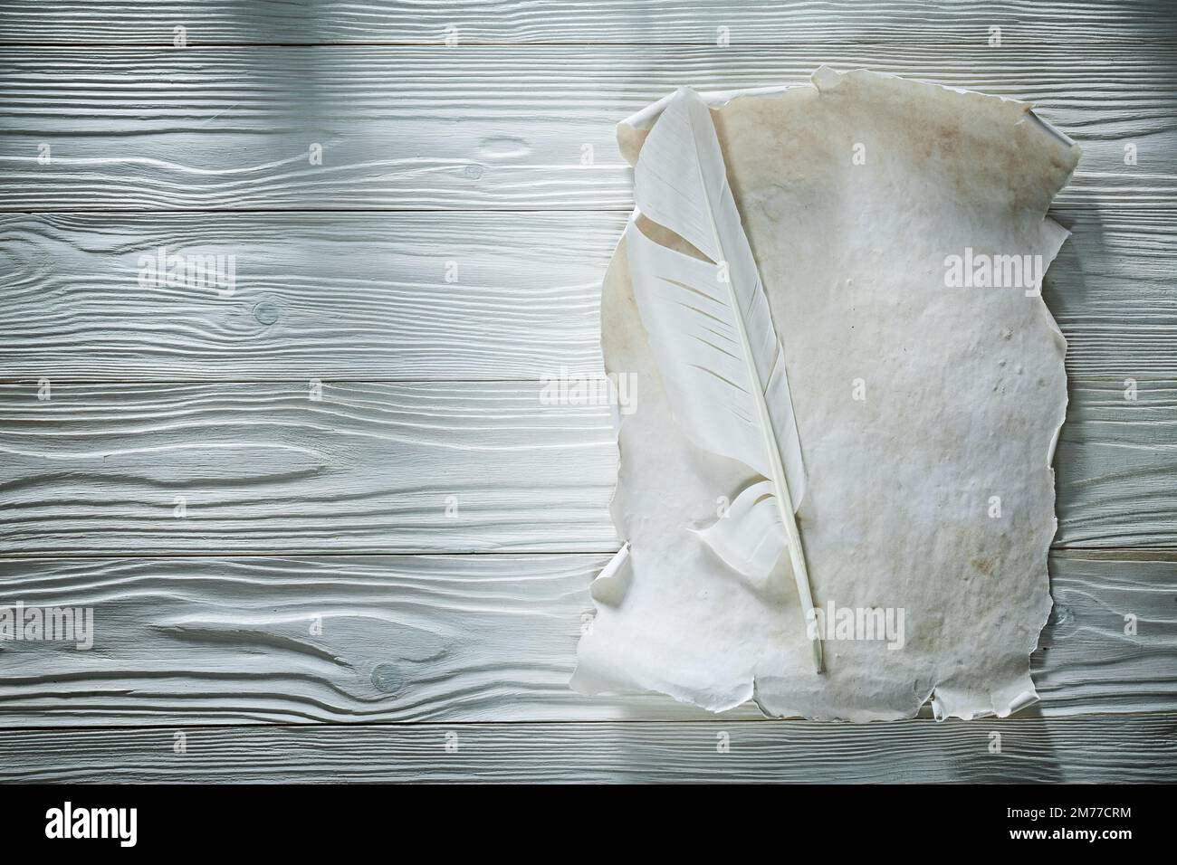 Vintage sheet paper plume hi-res stock photography and images - Alamy