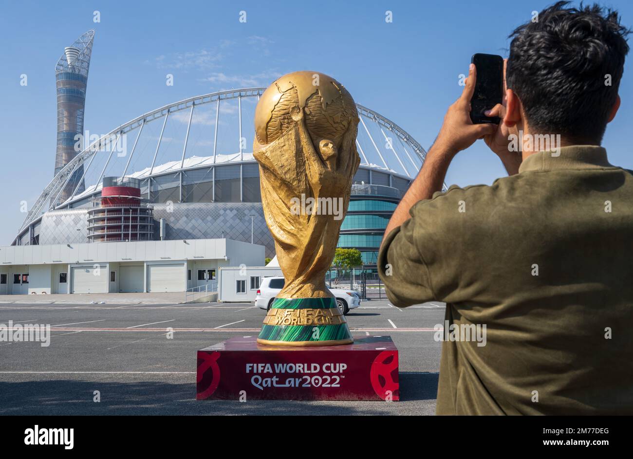 Fifa world cup trophy 2023 hi-res stock photography and images - Alamy