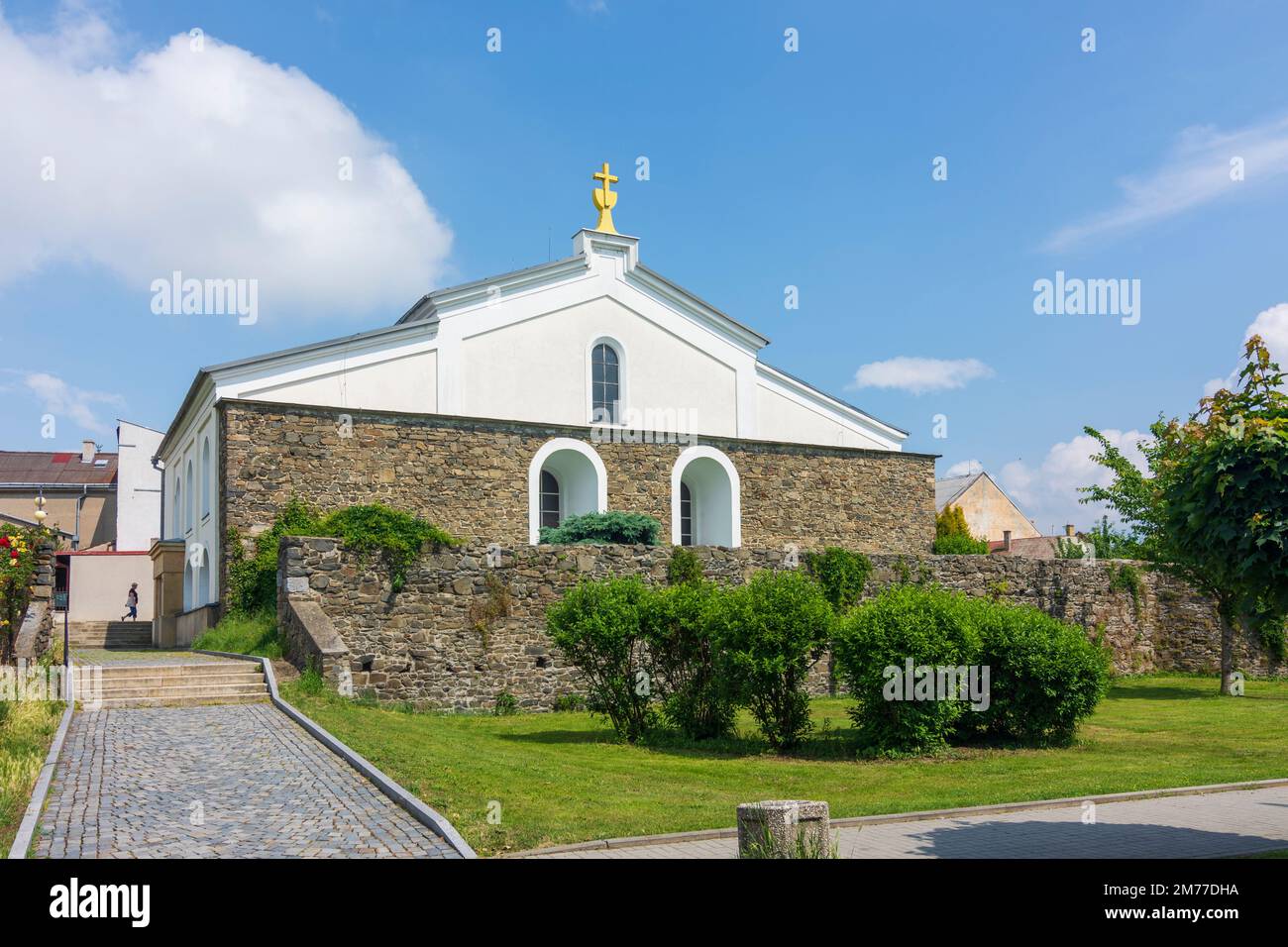 Lipnik nad Becvou (Leipnik): Town walls and former synagogue in ...