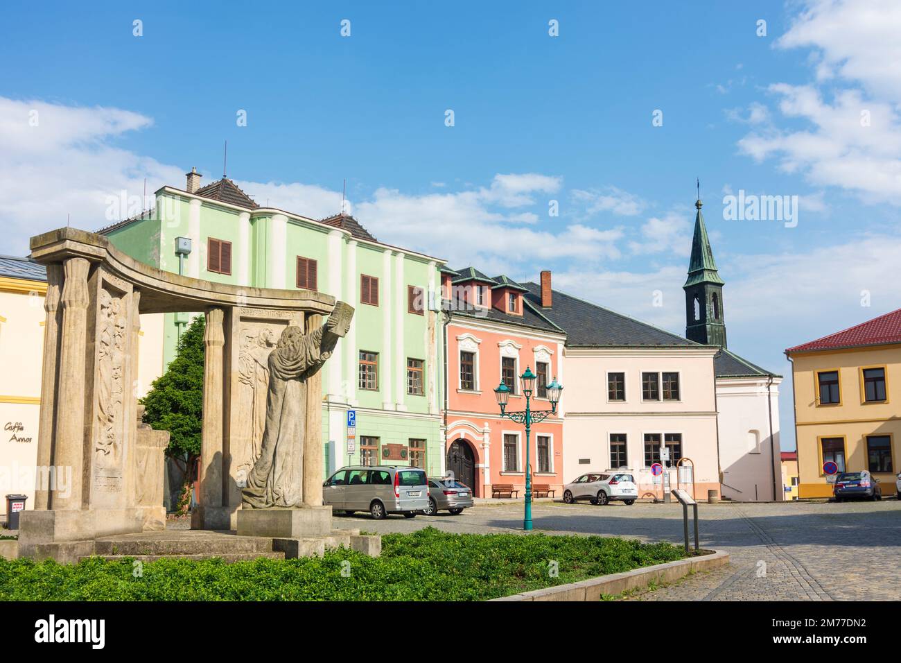 Prerov (Prerau) : Horni namesti (Upper Square) in , Olomoucky, Olomouc ...