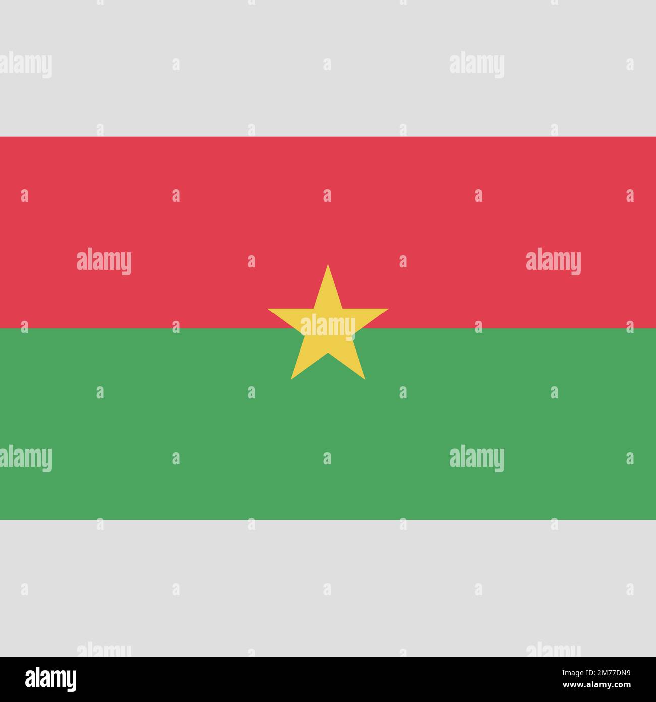 Burkina Faso flag, official colors and proportion correctly. National ...