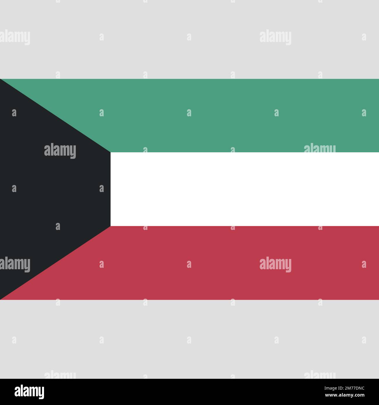 Vector Kuwait flag, Kuwait flag illustration, Kuwait flag picture ...