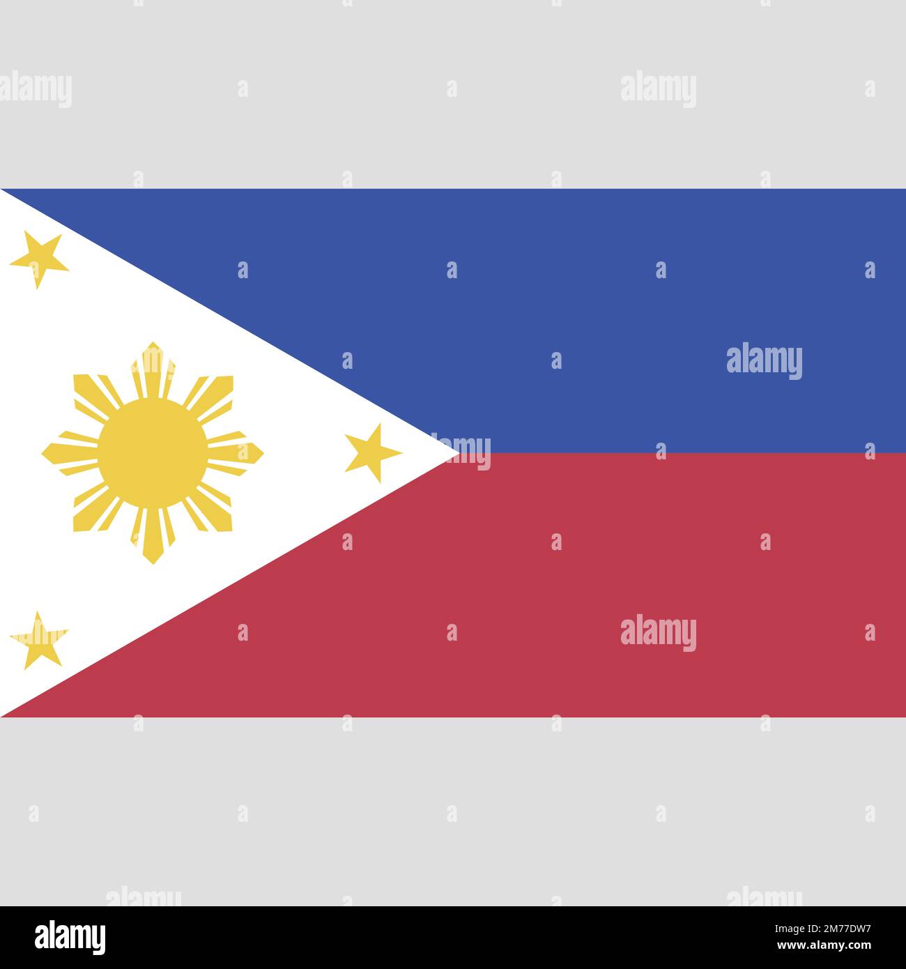 Simple Philippines Flag
