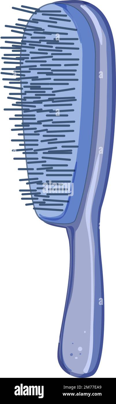 equipment hair brush cartoon vector illustration Stock Vector Image ...