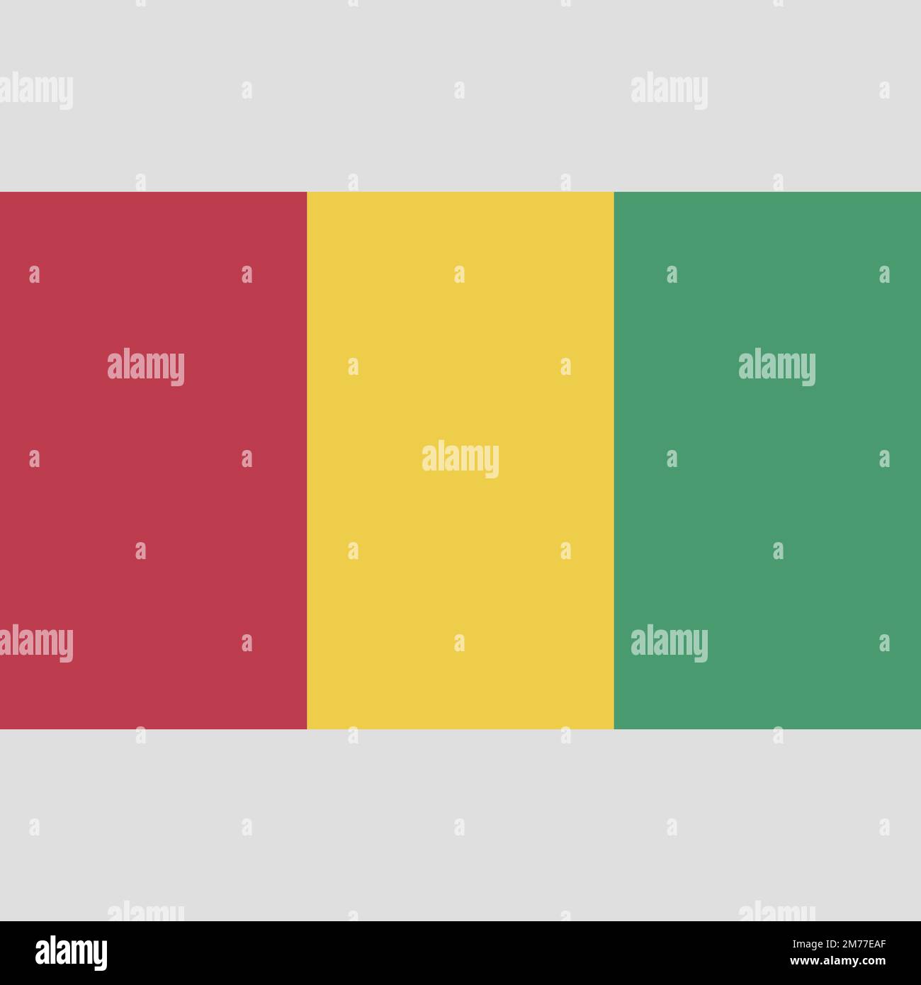 Guinea flag national emblem graphic element Illustration template ...