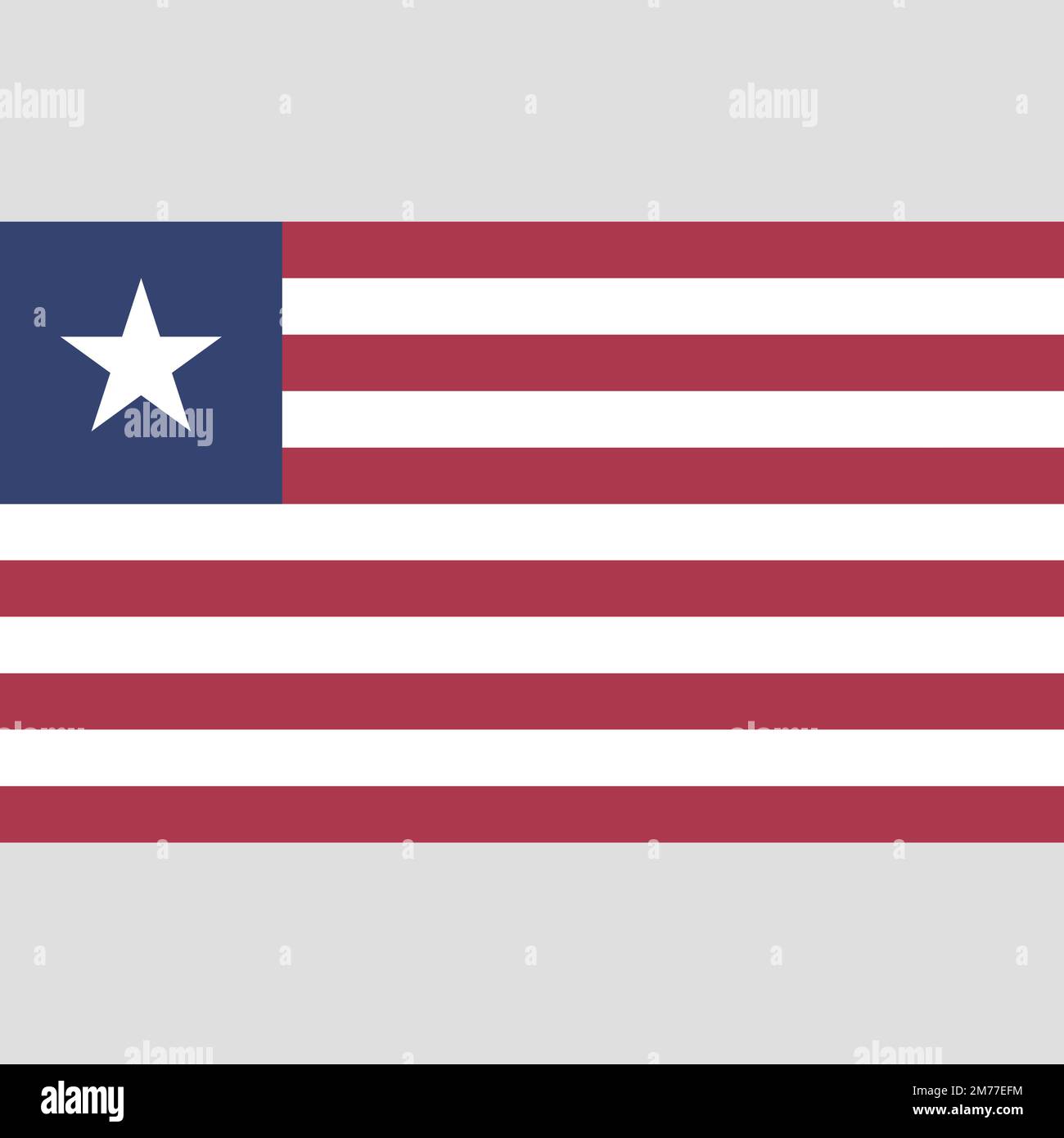 Flag of Liberia. Vector. Accurate dimensions, element proportions and ...