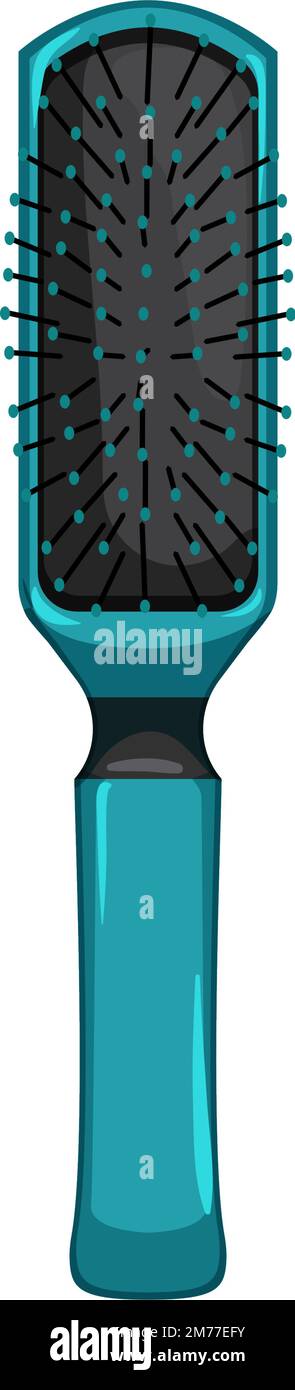 fashion hair brush cartoon vector illustration Stock Vector Image & Art ...