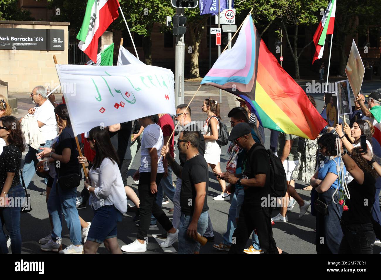 Gay pride flag in iran hi-res stock photography and images - Alamy