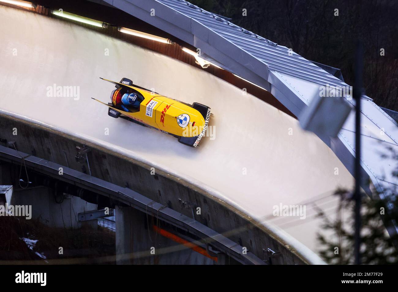 Winterberg, Germany. 08th Jan, 2023. Bobsleigh: World Cup, two-man ...