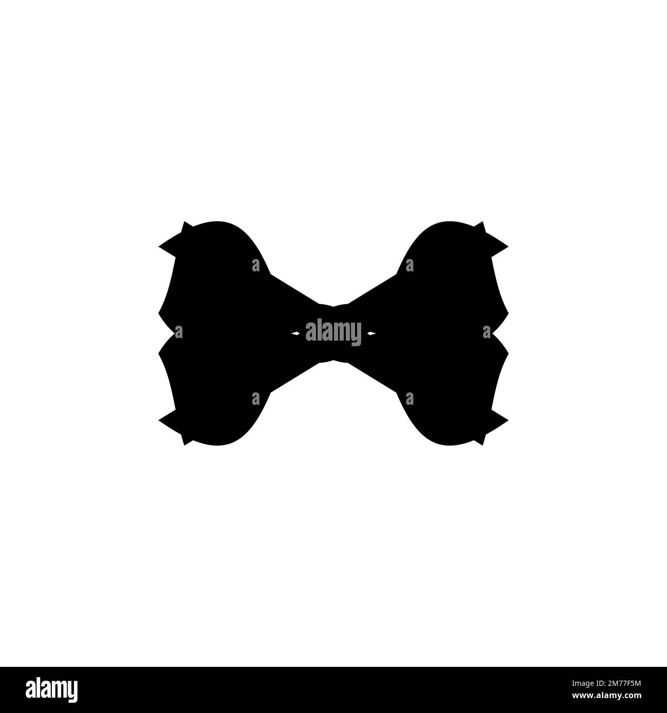 Bow tie icon. Simple style man fashion poster background symbol. Bow ...