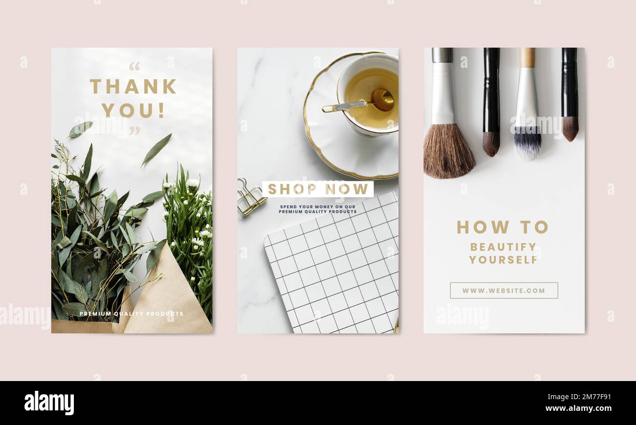 Shop promotion advertisement template vectors set Stock Vector Image ...