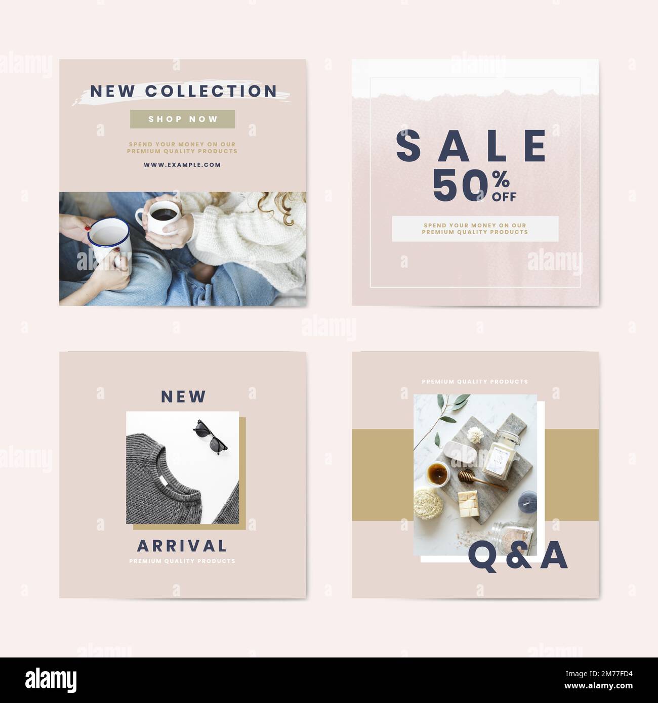 Shopping and sale advertisement templates vector set Stock Vector Image ...