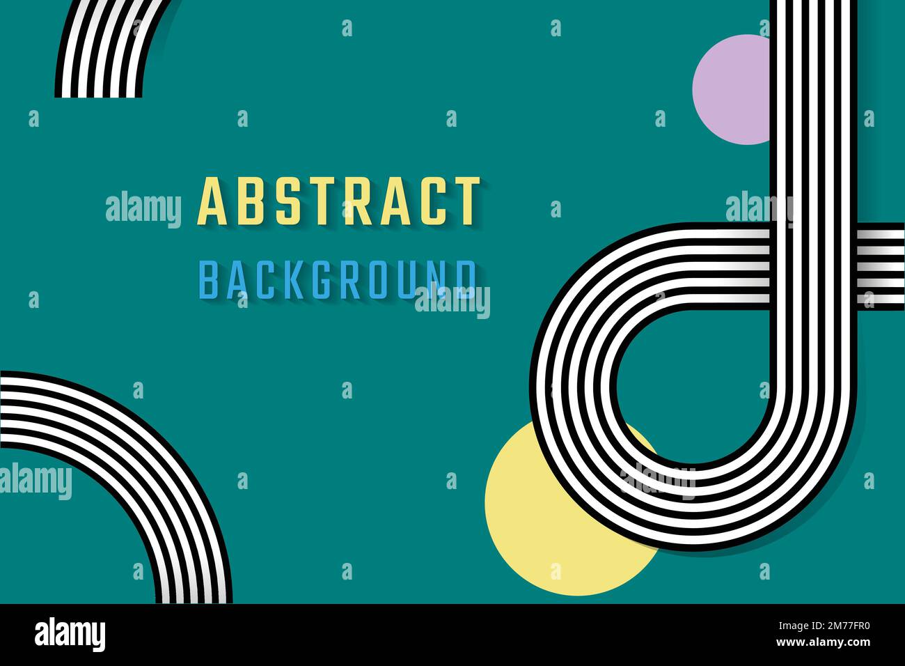 Retro green abstract background design vector Stock Vector Image & Art ...