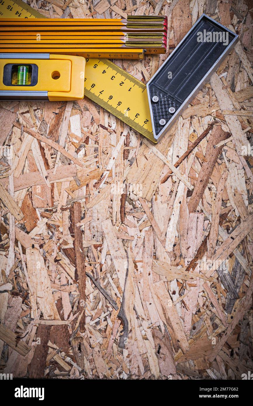 Wooden meter try square hi-res stock photography and images - Alamy