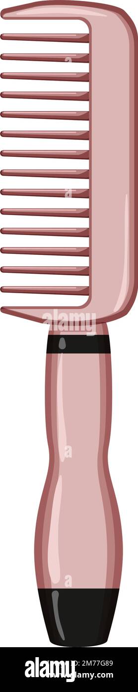 personal hair brush cartoon vector illustration Stock Vector Image ...