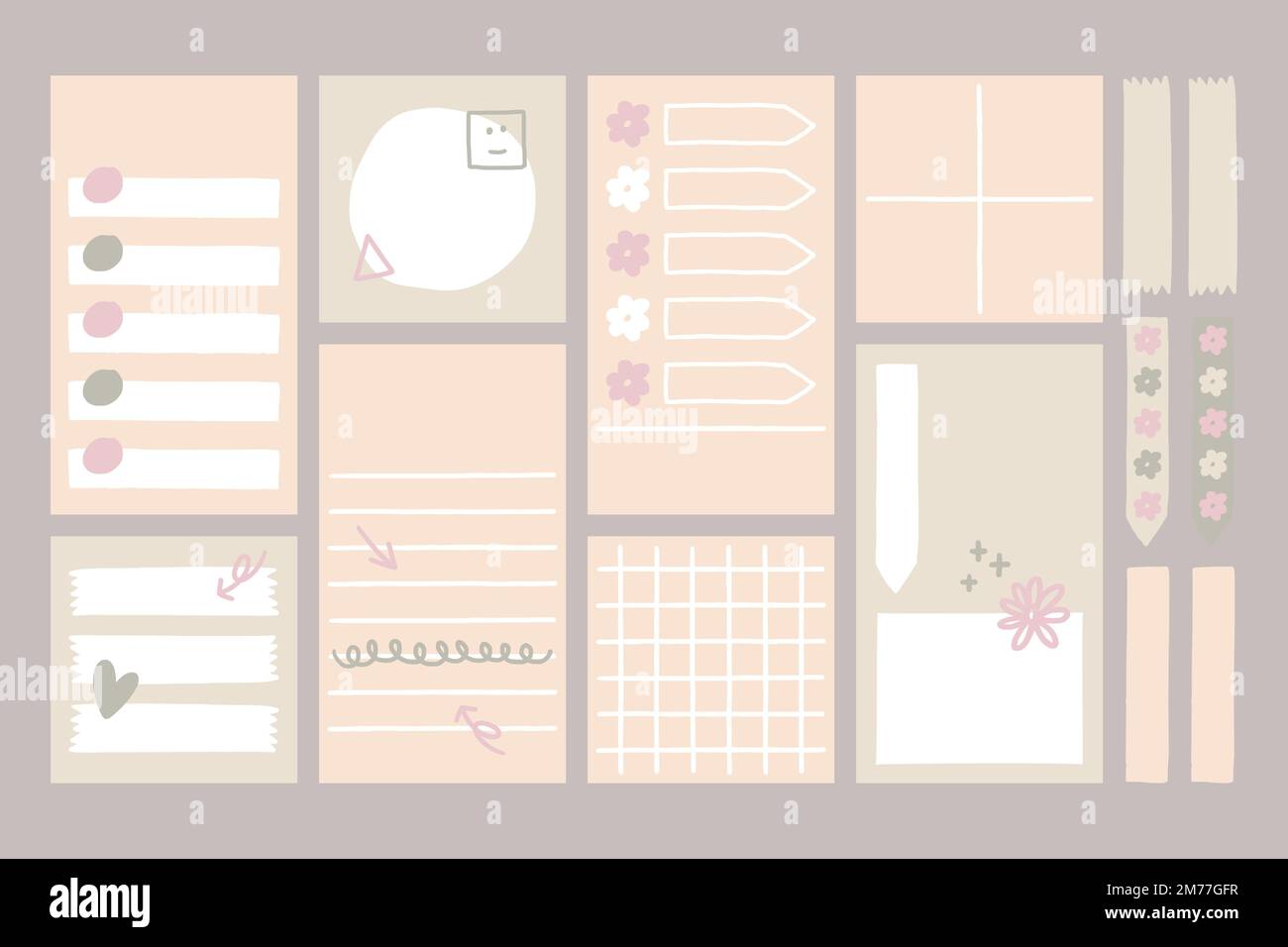 Doodled vector vectors hi-res stock photography and images - Alamy