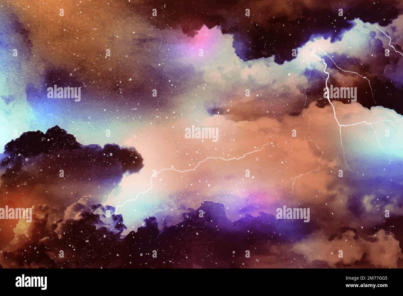 Colorful abstract universe textured background vector Stock Vector ...