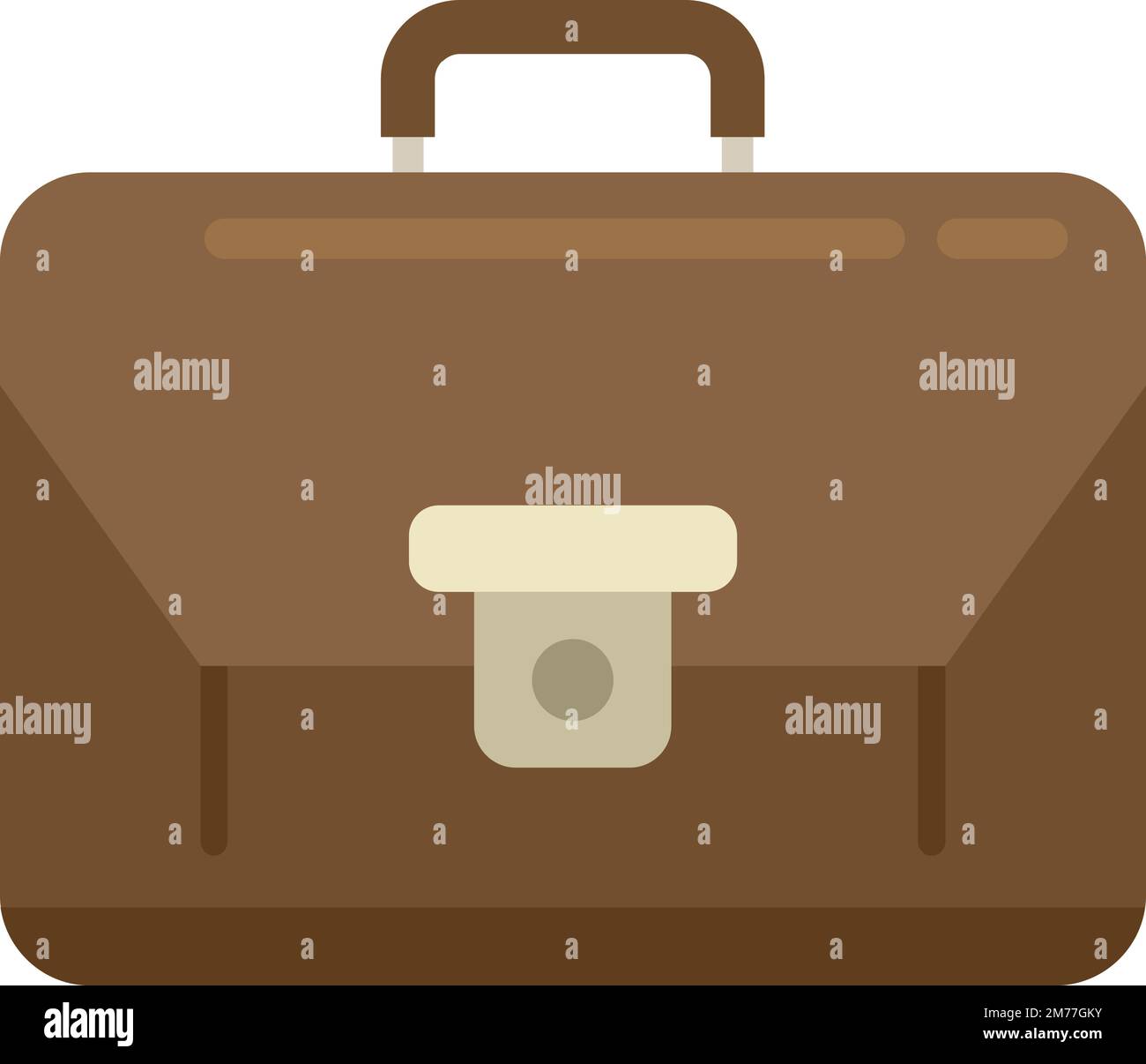 Agent briefcase icon flat vector. Service support. Call center isolated ...