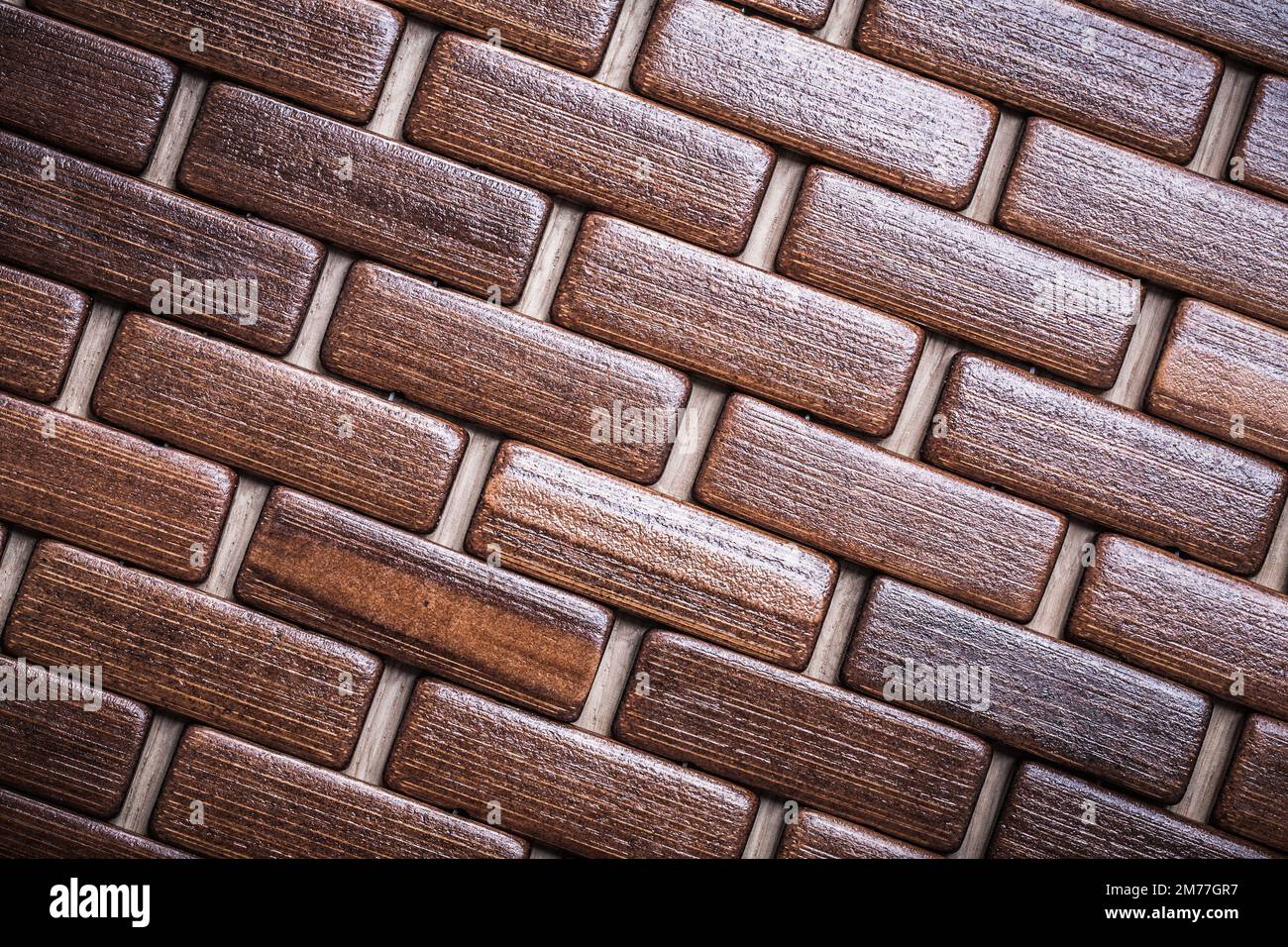 Textured wood place matting diagonal version backgrounds concept Stock ...