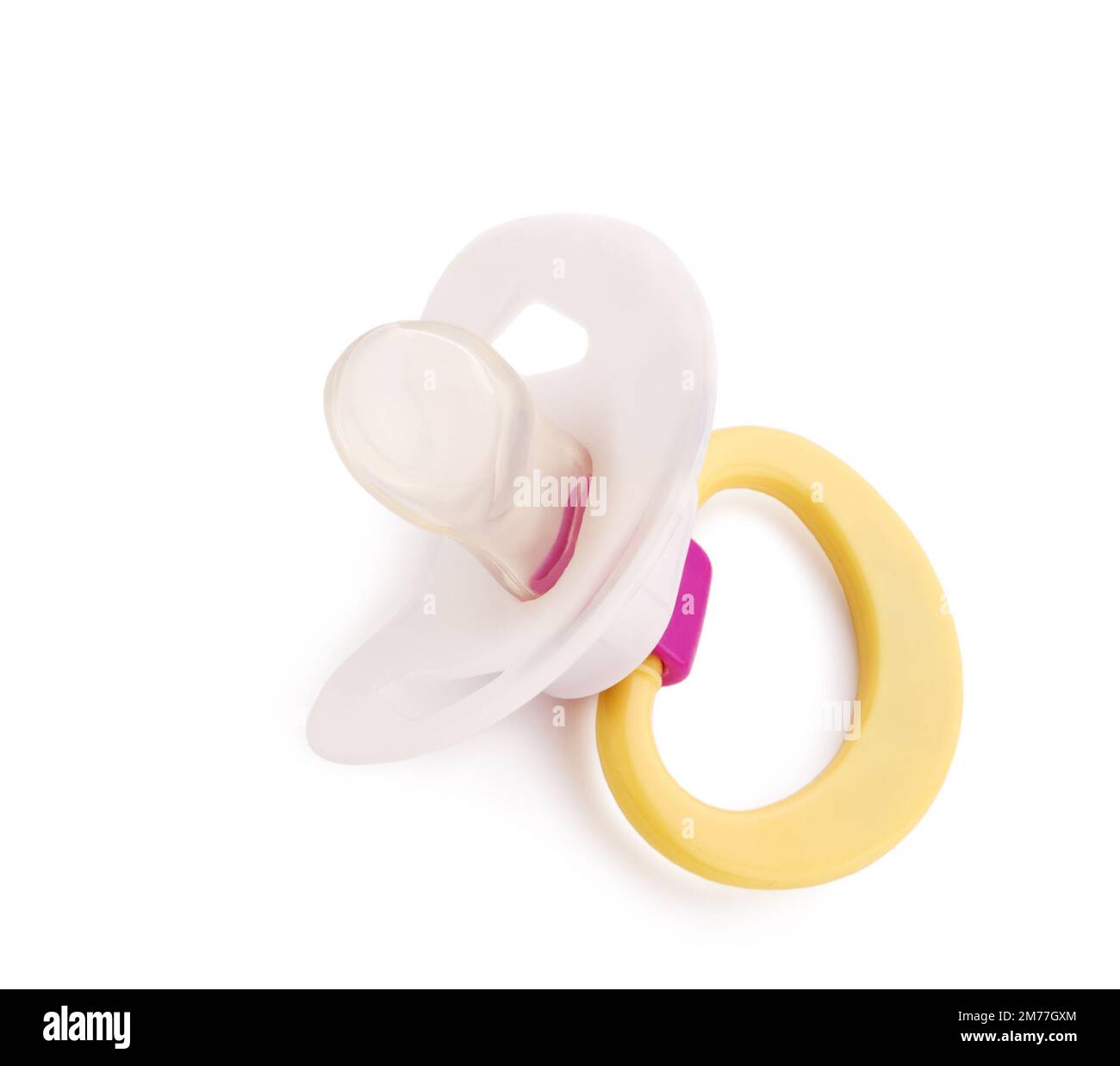 The inclined children's dummy on a white background it is isolated ...