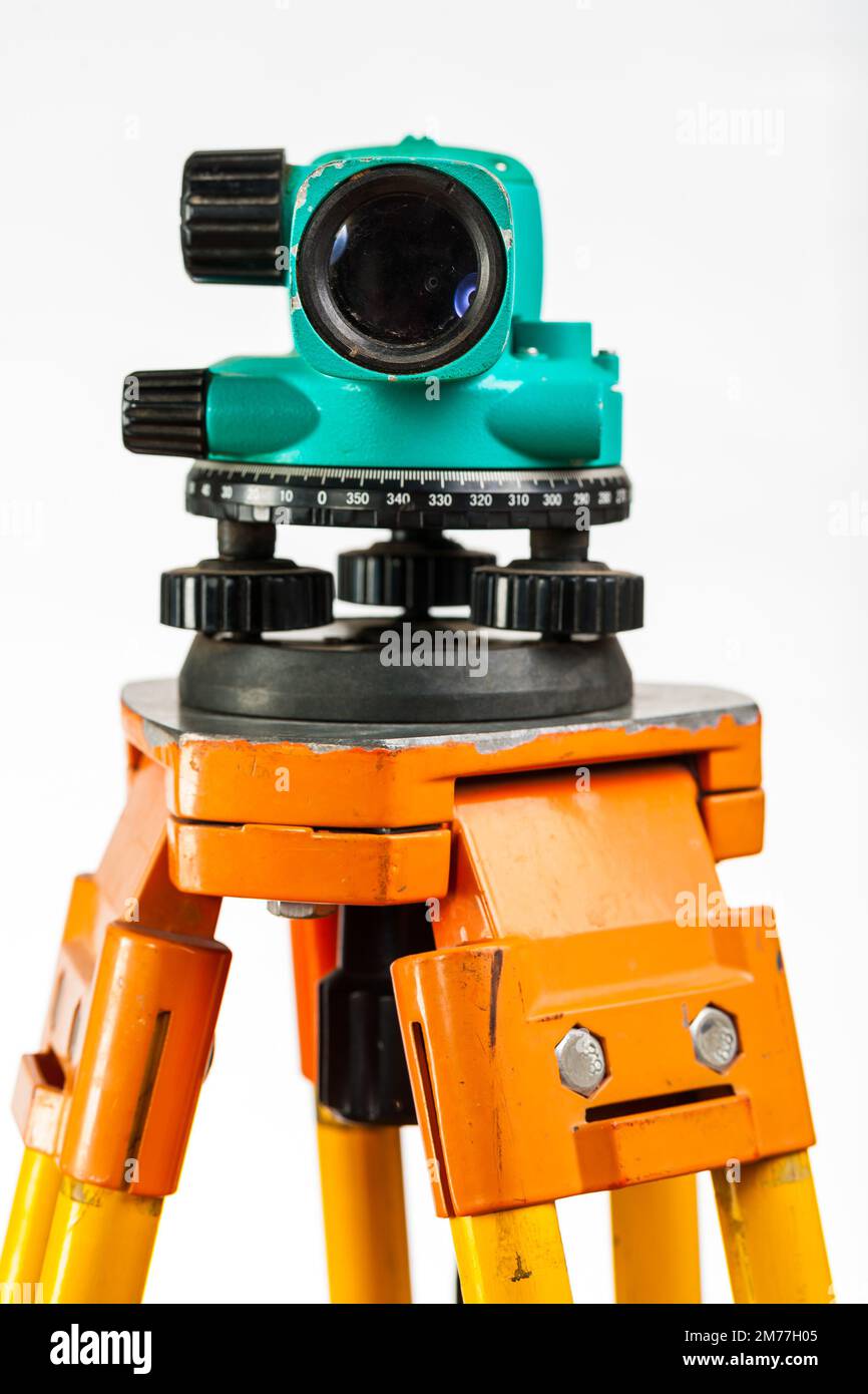 Old theodolite measurement hi-res stock photography and images - Alamy