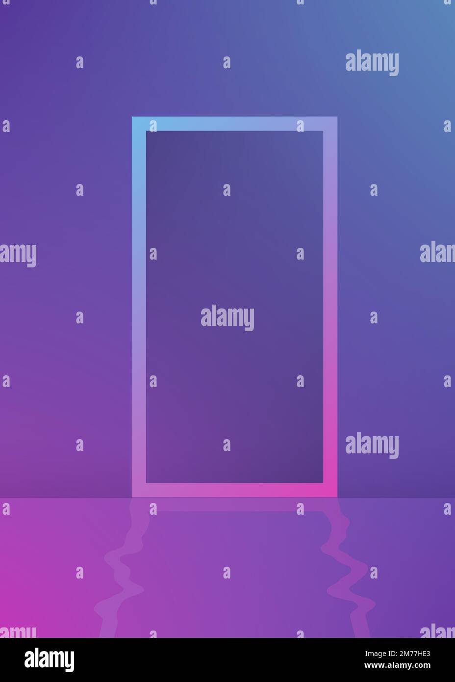 Rectangle frame on gradient background vector Stock Vector Image & Art ...