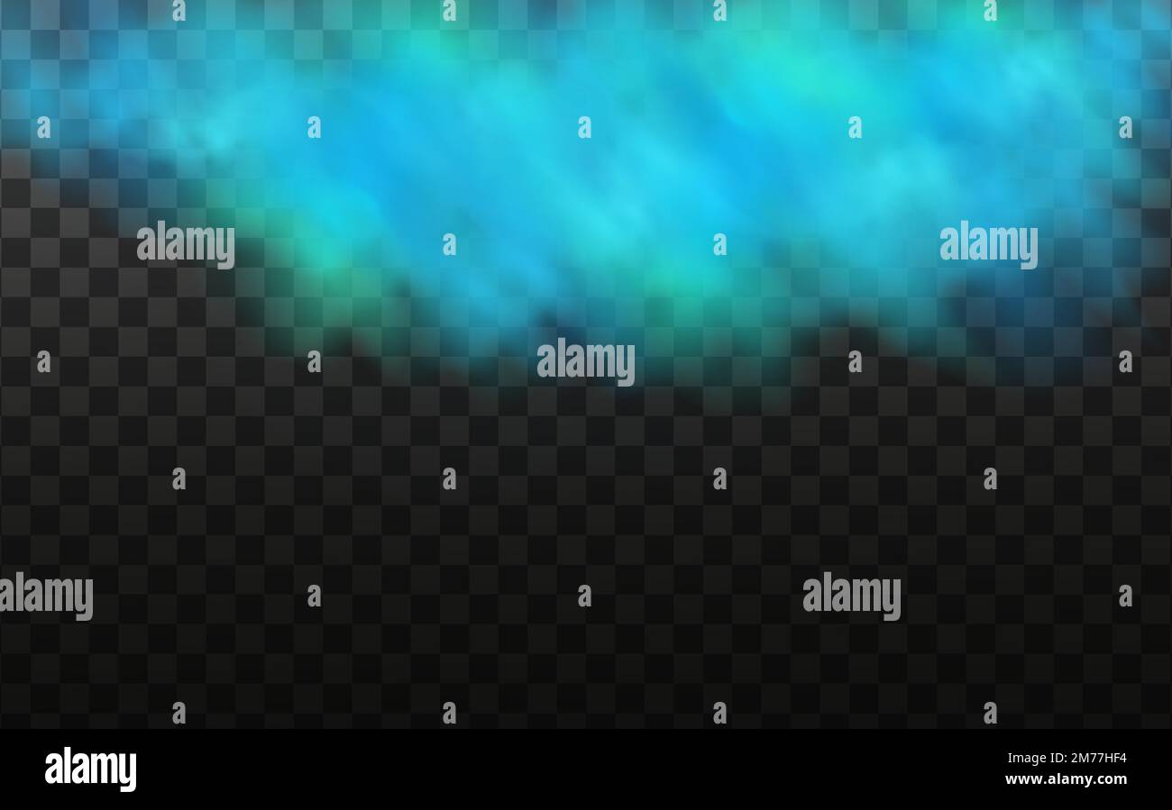 Cloudy sky or smog over the city.Blue vector cloudiness ,fog or smoke ...