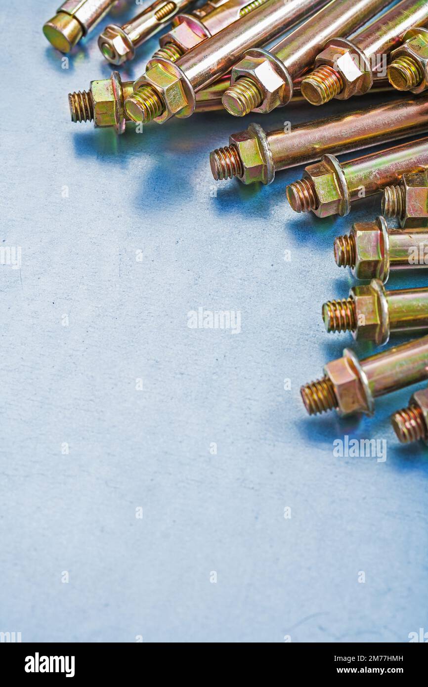Vertical version of anchor bolts for concrete walls and construction ...