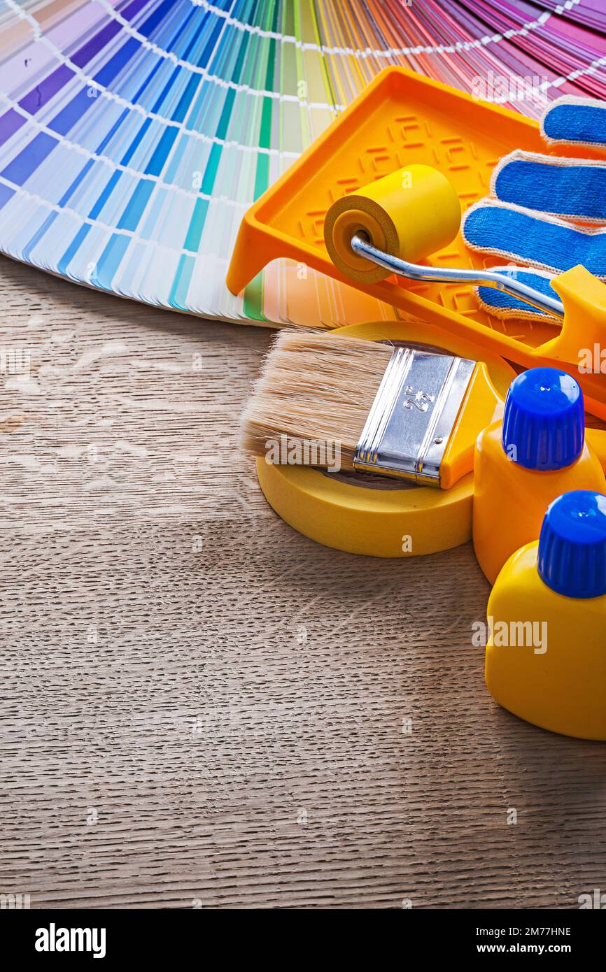 Tools coloring paint roller hi-res stock photography and images - Alamy