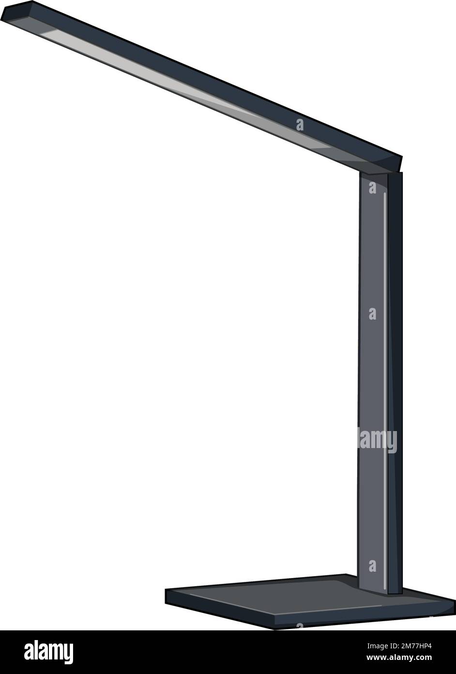 office lamp table cartoon vector illustration Stock Vector Image & Art ...