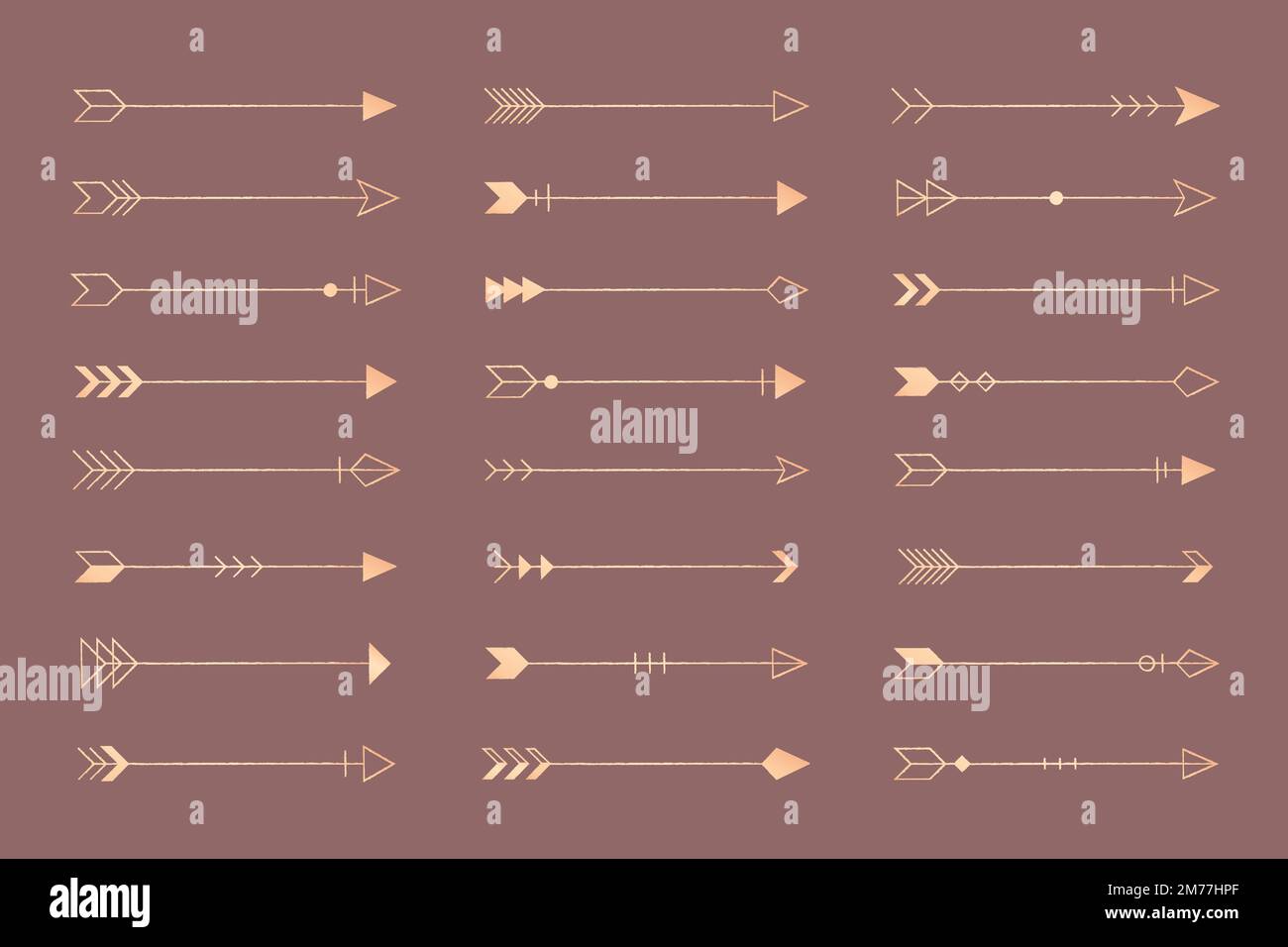 Arrow design element collection vector Stock Vector Image & Art - Alamy