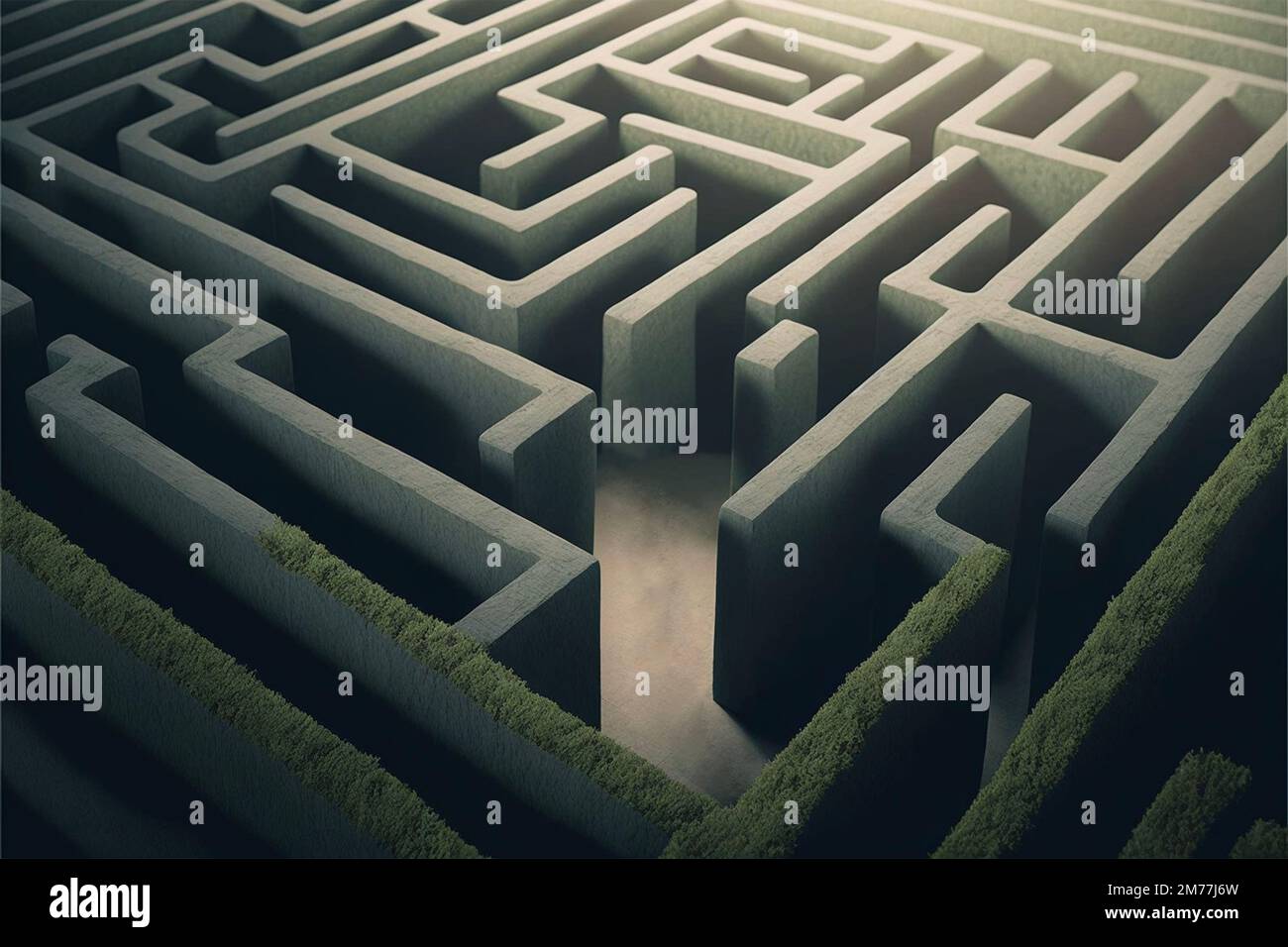 Stone column labyrinth hi-res stock photography and images - Alamy