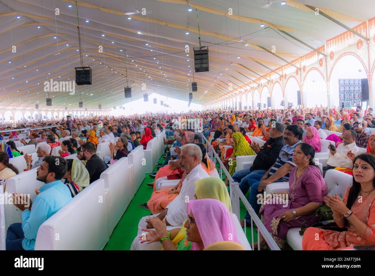A group of people at a religious event Stock Photo - Alamy