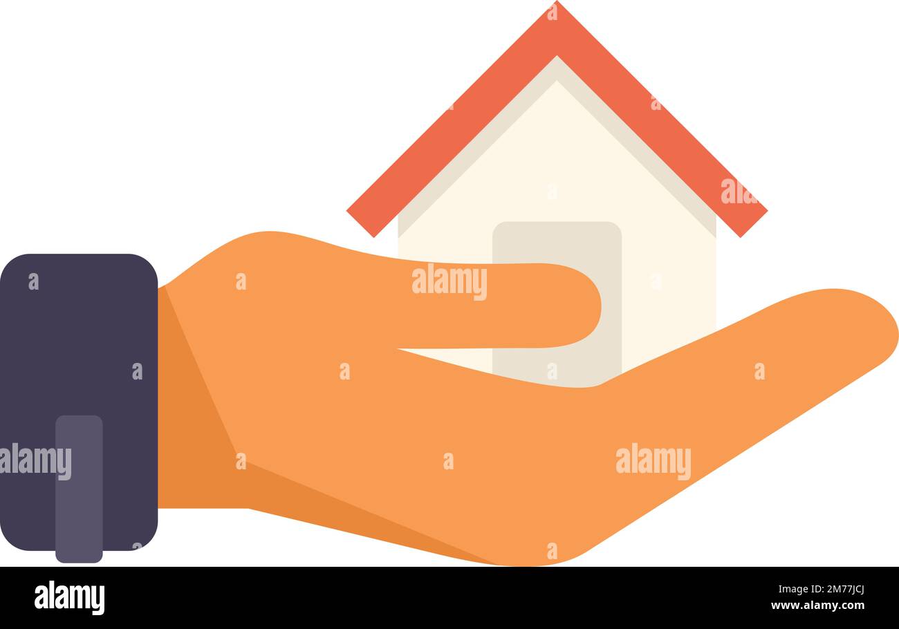 Home seller agent icon flat vector. Call center. Service support ...