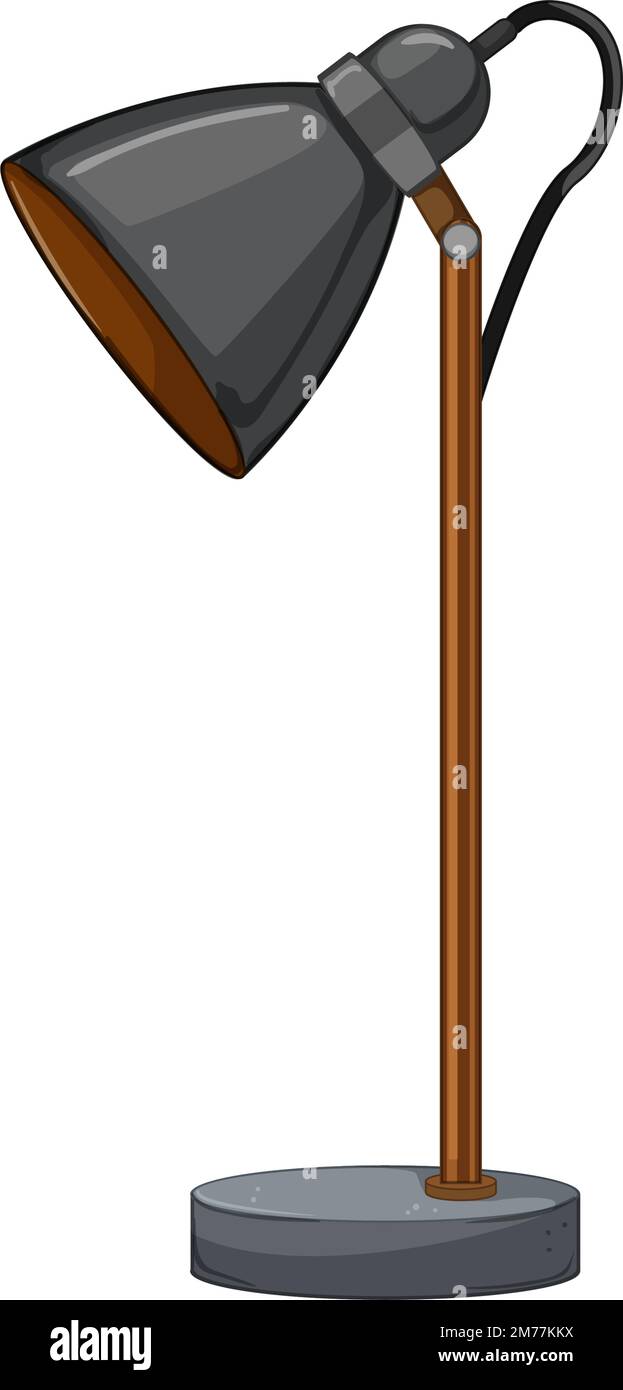 home lamp table cartoon vector illustration Stock Vector Image & Art ...