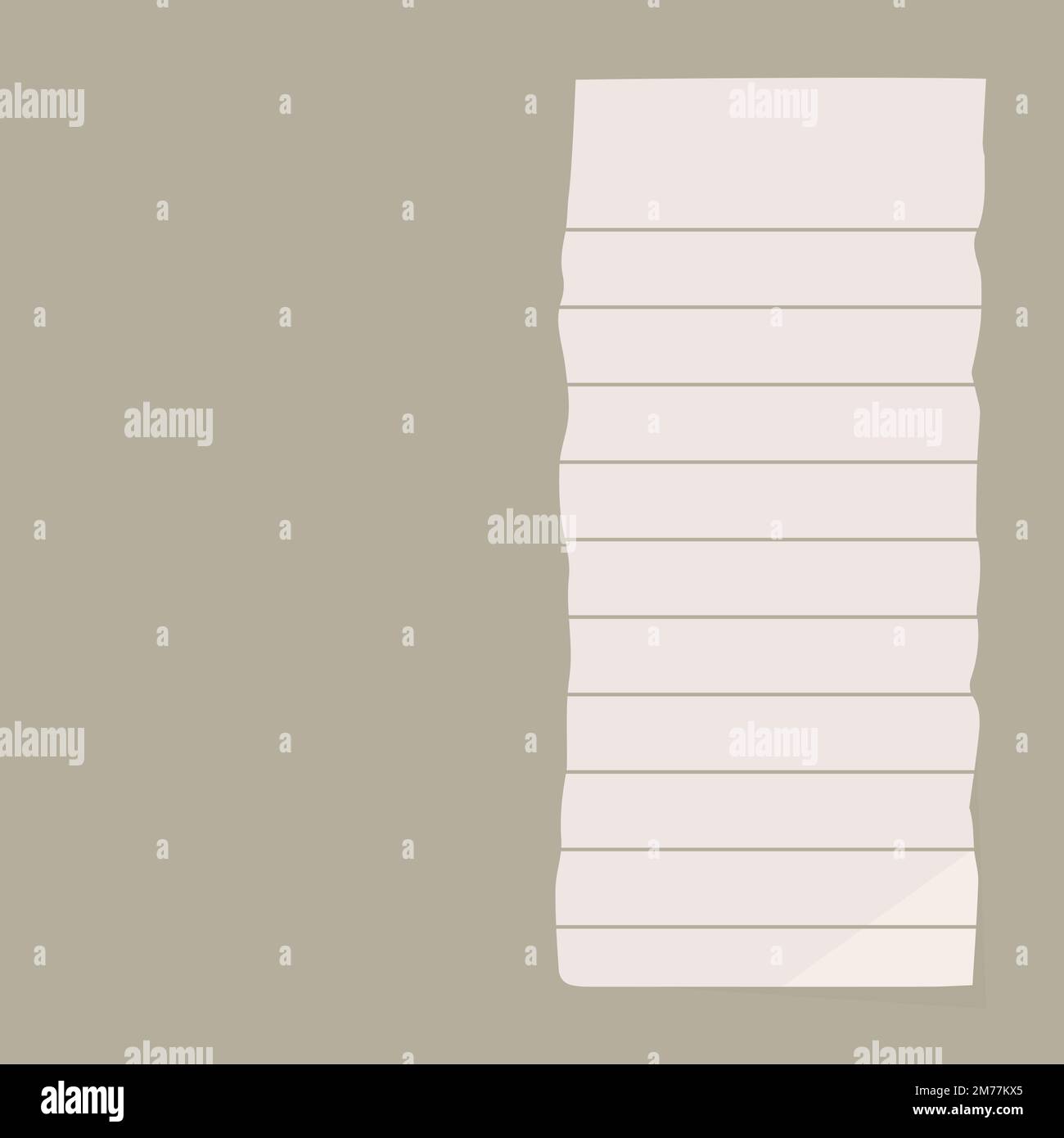 Rectangle beige notepaper template vector Stock Vector Image & Art - Alamy