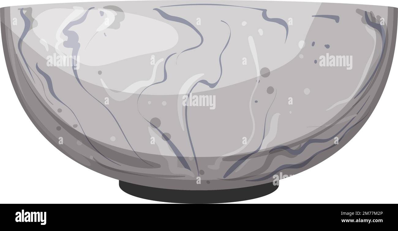 diet marble bowl cartoon vector illustration Stock Vector Image & Art ...
