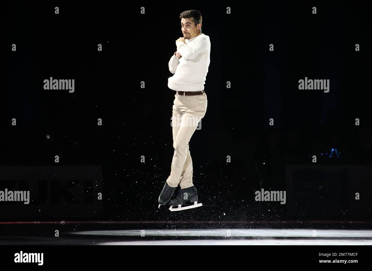Javier Fernandez during the ice skating exhibition "Bol On Ice, world ...