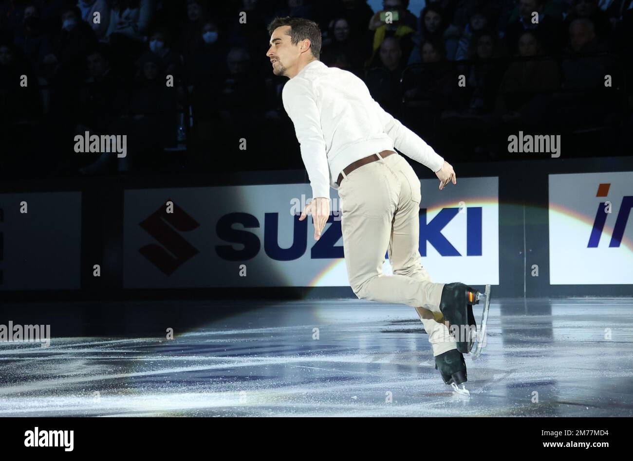 Javier Fernandez during the ice skating exhibition "Bol On Ice, world ...
