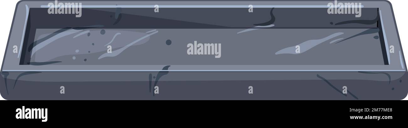 healthy marble tray cartoon vector illustration Stock Vector Image ...