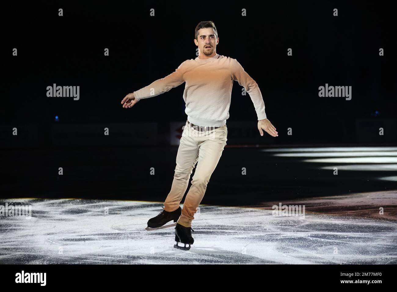 Javier Fernandez during the ice skating exhibition "Bol On Ice, world ...