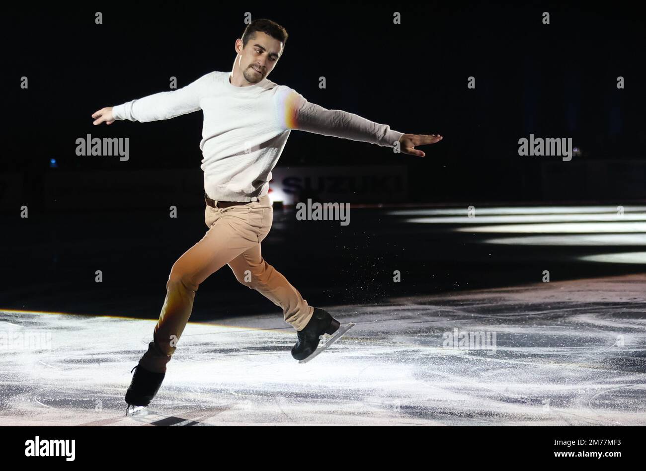 Javier Fernandez during the ice skating exhibition "Bol On Ice, world ...