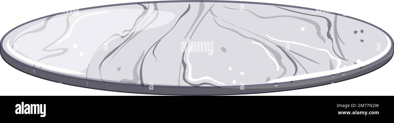 stone marble tray cartoon vector illustration Stock Vector Image & Art ...